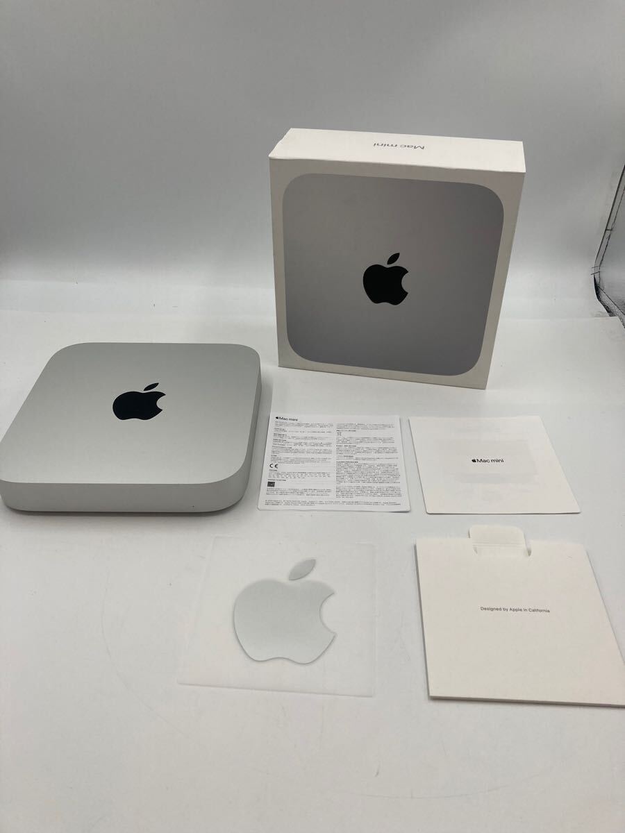 【目立った傷や汚れなし】 Apple Mac mini アップル マックミニ SSD 256GB メモリ8GB シルバー A2348 箱付き ...