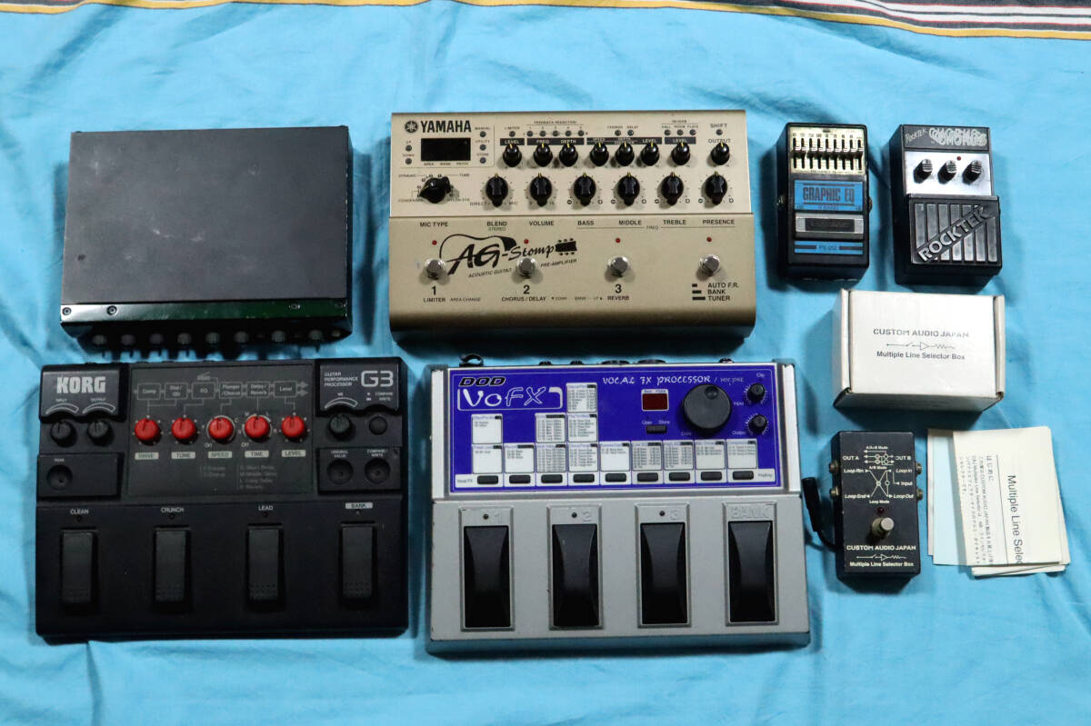 【全体的に状態が悪い】JOEMEEK MC2 COMPRESSOR, YAMAHA AG-Stomp, Guyatone PS-012 EQ ...