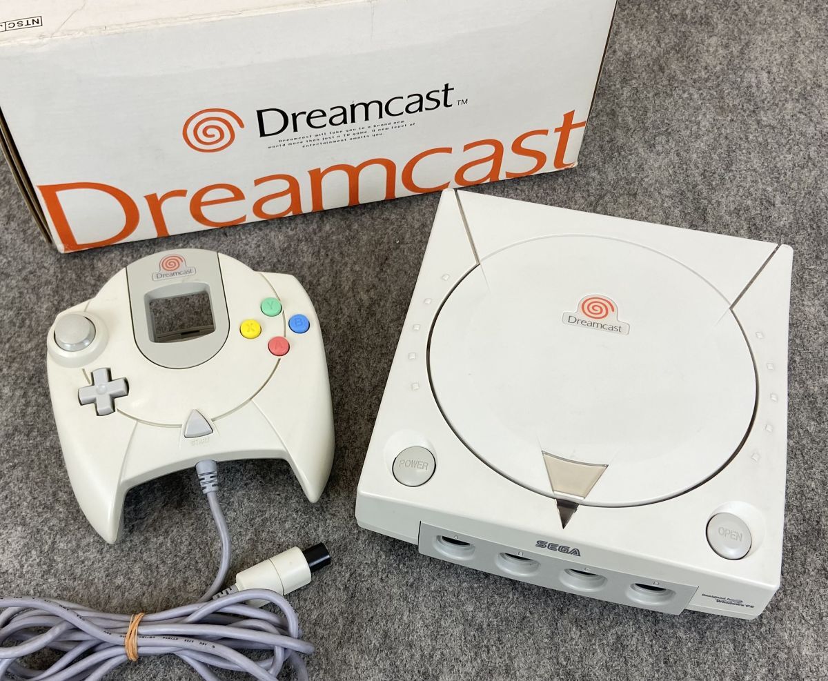 【傷や汚れあり】C14上I10 SEGA DC セガ Dreamcast ドリームキャスト 本体 HKT-3000 コントローラー HKT-7700 箱付き ドリキャスの落札情報詳細 ...