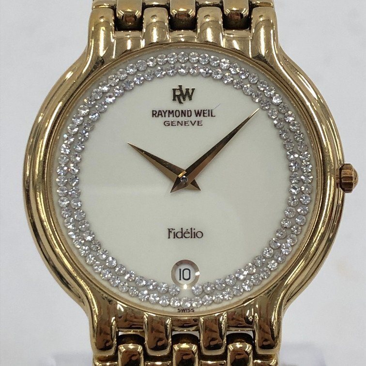 【やや傷や汚れあり】K18 RAYMOND WEIL レイモンドウィル フィデリオ 18K デイト 腕時計 メンズの落札情報詳細 - Yahoo!オークション落札価格検索 オークフリー