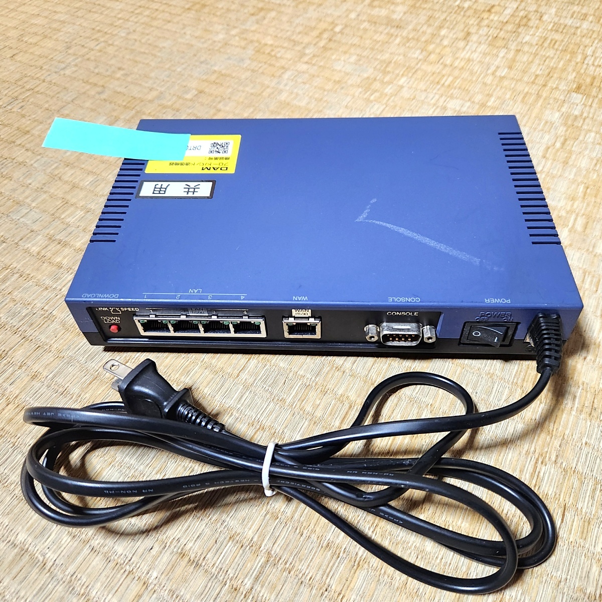 【やや傷や汚れあり】DAM RT107e イーサアクセスVPNルーター 第一興商 60s25-0187の落札情報詳細 - Yahoo ...