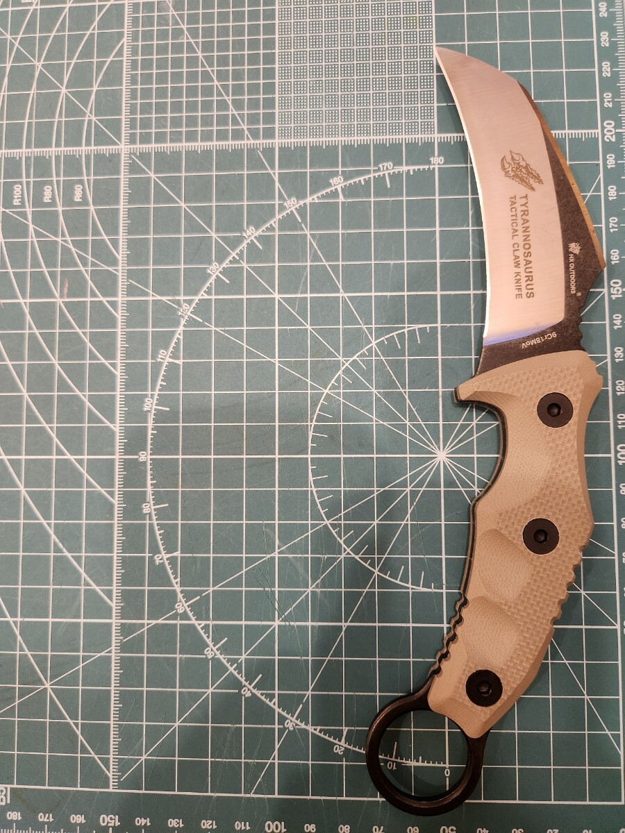 【未使用】HX OUTDOORS MERCENASIES TACTICAL KNIFE /HX カランビットナイフ/タクティカルナイフ/カイ ...