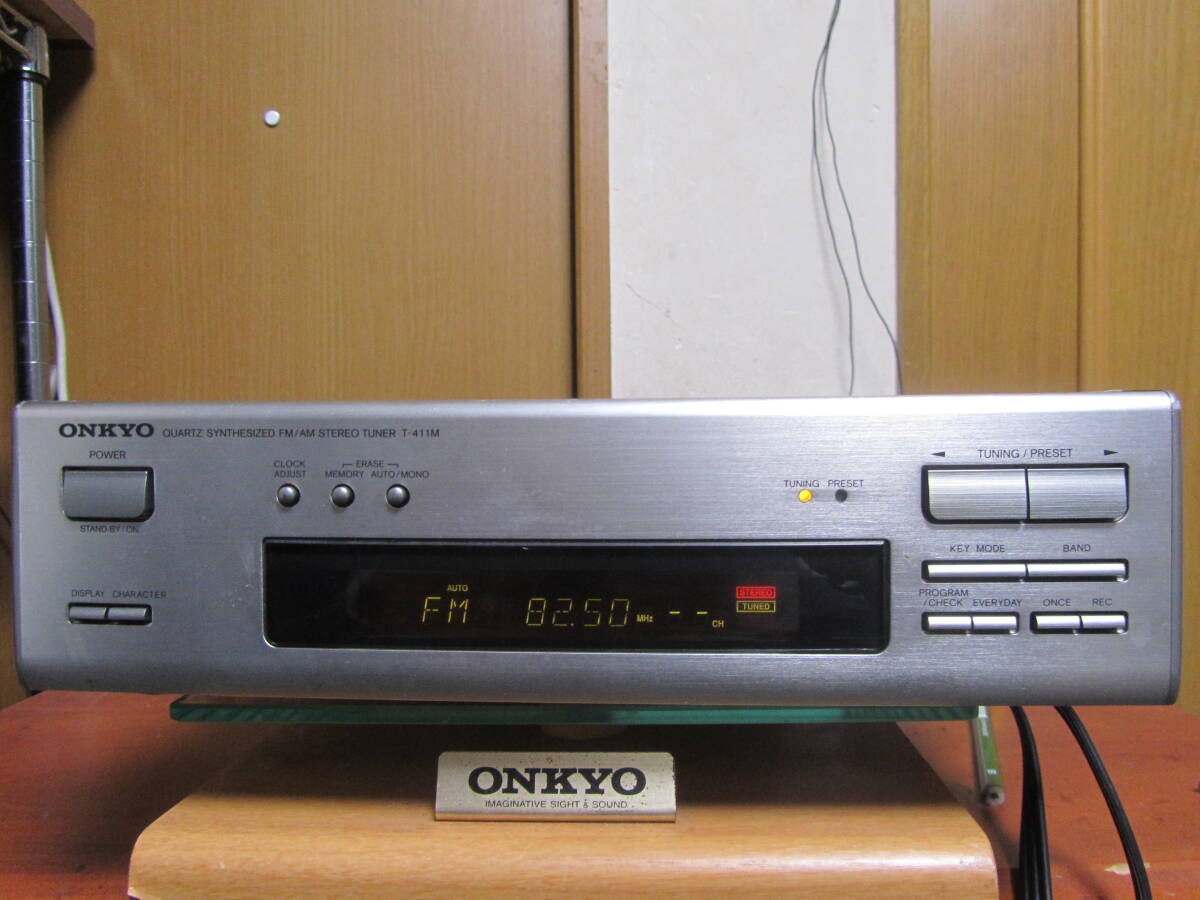 【全体的に状態が悪い】ONKYO T-411M AM受信できず。の落札情報詳細 - Yahoo!オークション落札価格検索 オークフリー