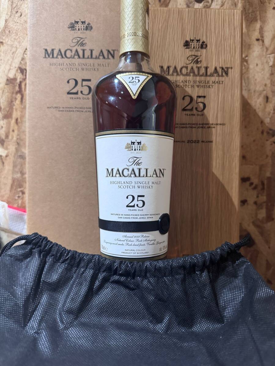 【未使用】【木箱付未開栓】ザ・マッカラン 25年 43度 700mL 2022年|The Macallan 25Y.O. 700mL 2022releaseの落札情報詳細 - Yahoo ...
