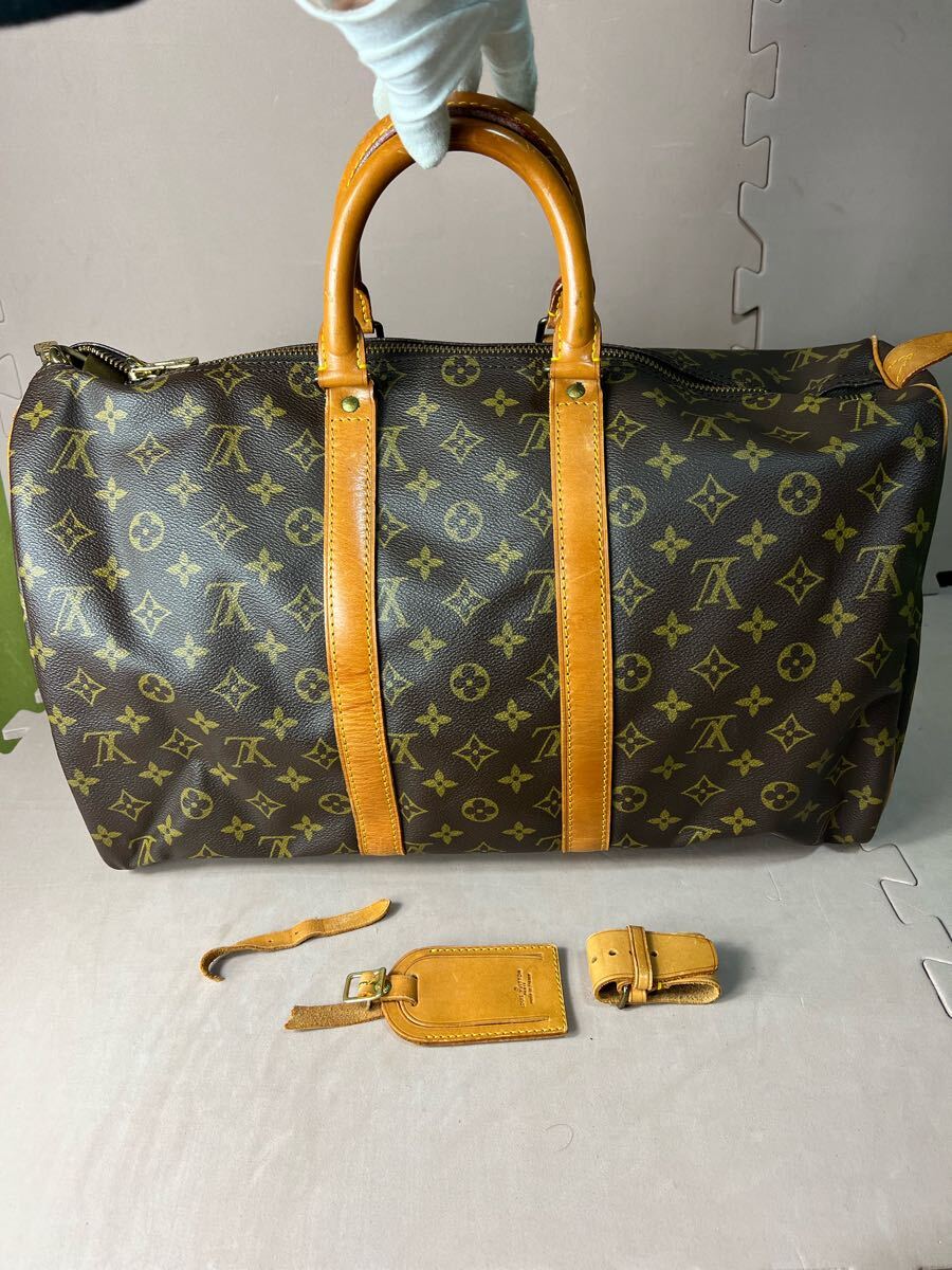 【やや傷や汚れあり】1円スタート LOUIS VUITTON ルイヴィトン ボストンバッグ M41428 キーポル50 キーポル45 VI871 バッグ モノグラムの落札情報詳細 ...