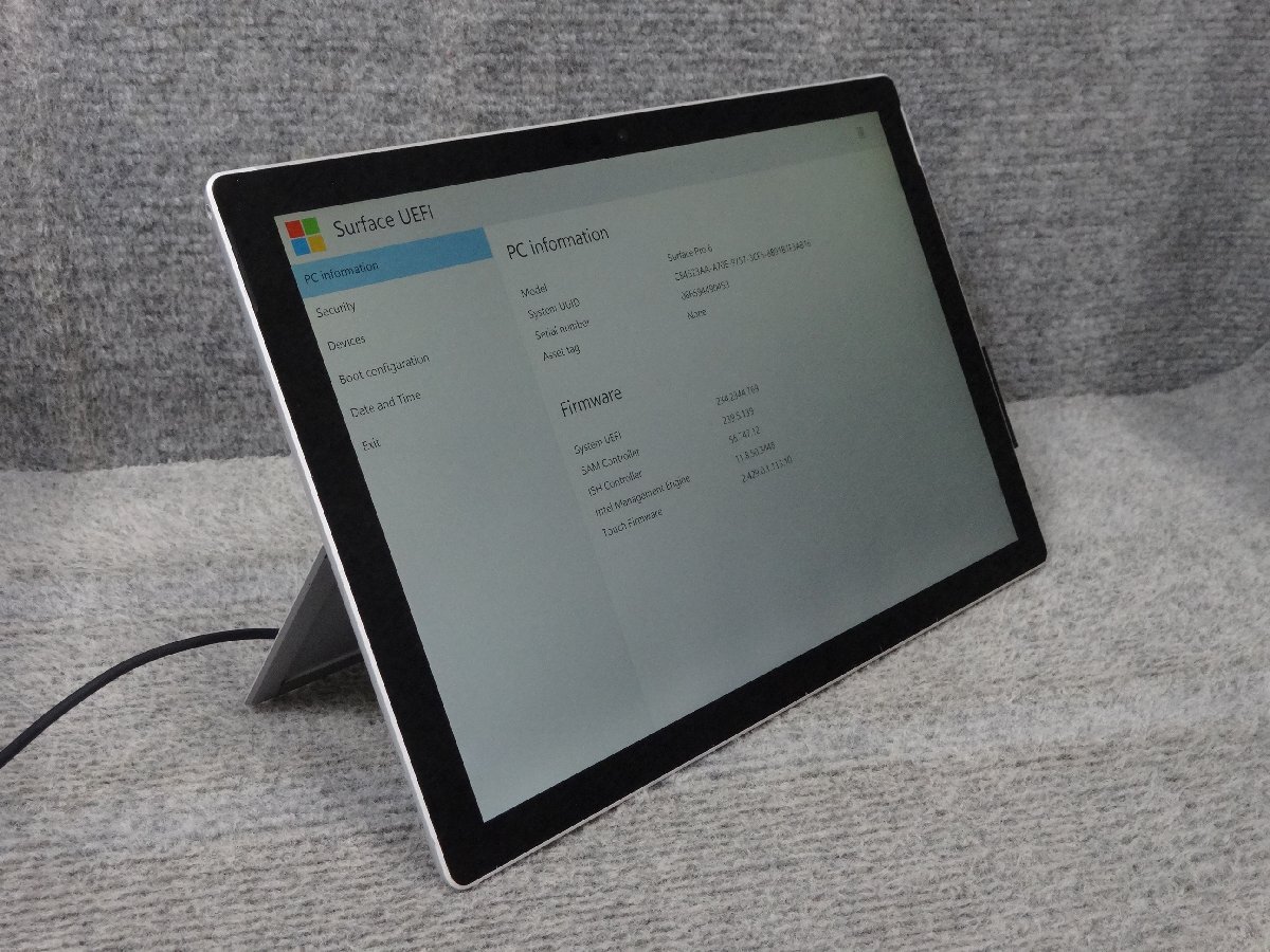 【傷や汚れあり】Microsoft Surface Pro6 1796 256GB i5-8350U 1.70GHz 8GB OS無し ジャンク D51261の落札情報詳細 - Yahoo ...