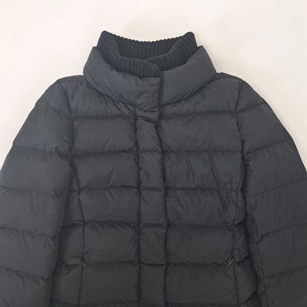 【目立った傷や汚れなし】HERNO ヘルノ 高機能 POLAR-TECH ポーラテック ダウンコート ダウンジャケット ダウン 黒 ブラック ...