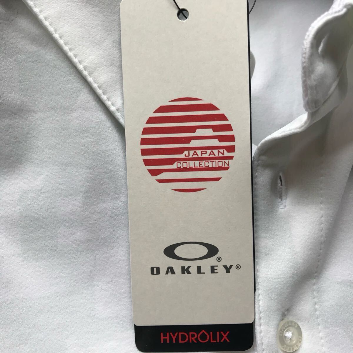 【未使用】☆043新品【日本XLサイズ】白 総柄 オークリー（OAKLEY）ゴルフ ポロシャツ 半袖 吸汗速乾 UVカット Enhance ショートスリーブポロシャツの落札情報詳細 ...
