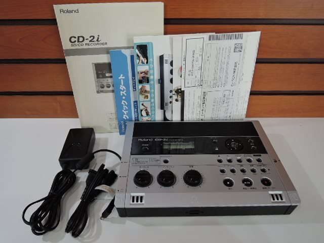 【目立った傷や汚れなし】Roland ローランド SD/CD Recorder SD/CDレコーダー CD-2i リモコン欠品 2010年購入 ...