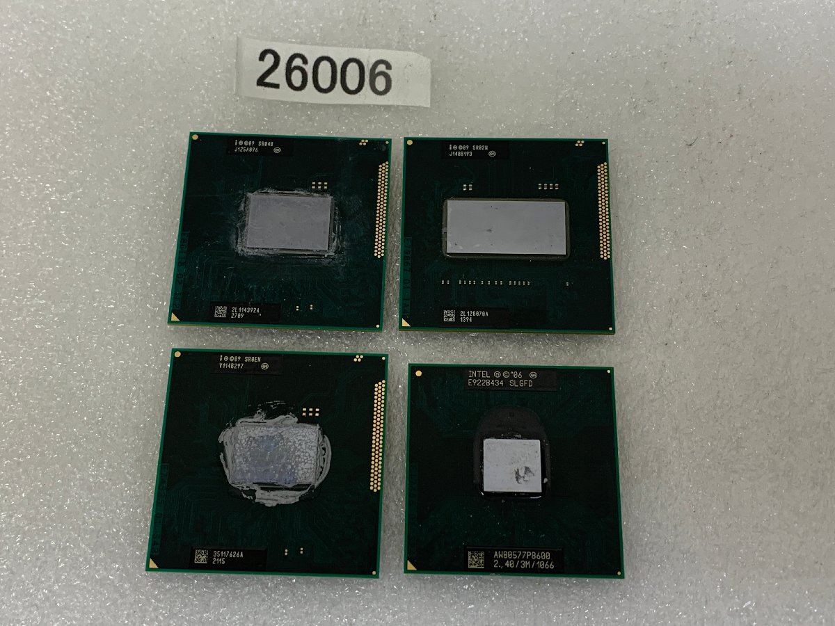 【傷や汚れあり】モバイル CPU SR02W Intel Core i7-2760QM Core i5-2410 Core 2 Duo ...
