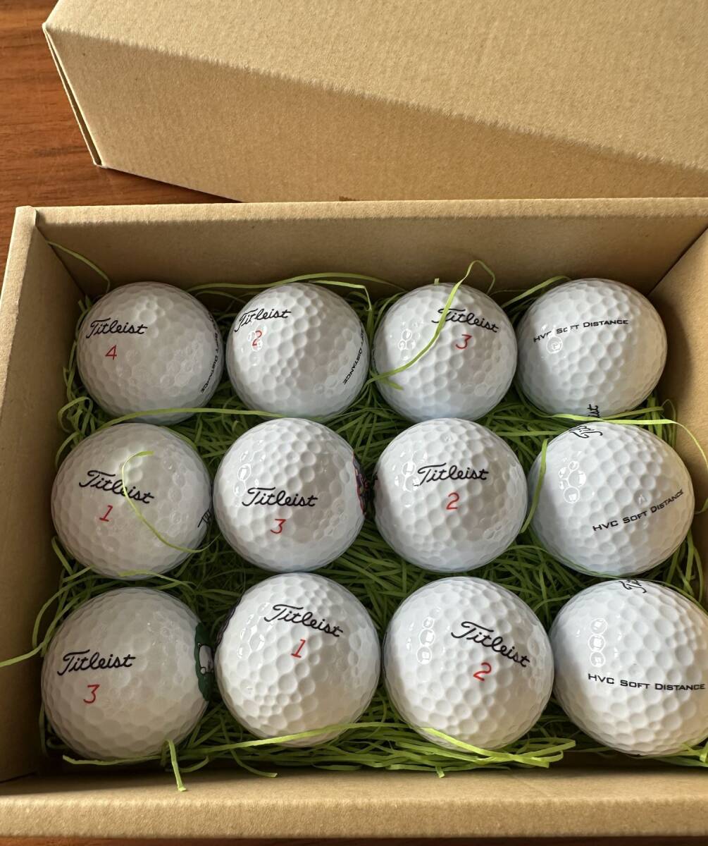 【未使用】TITLEIST タイトリスト ゴルフボール HVC SOFT DISTANCE 12個入り ホワイト 未使用の落札情報詳細 ...