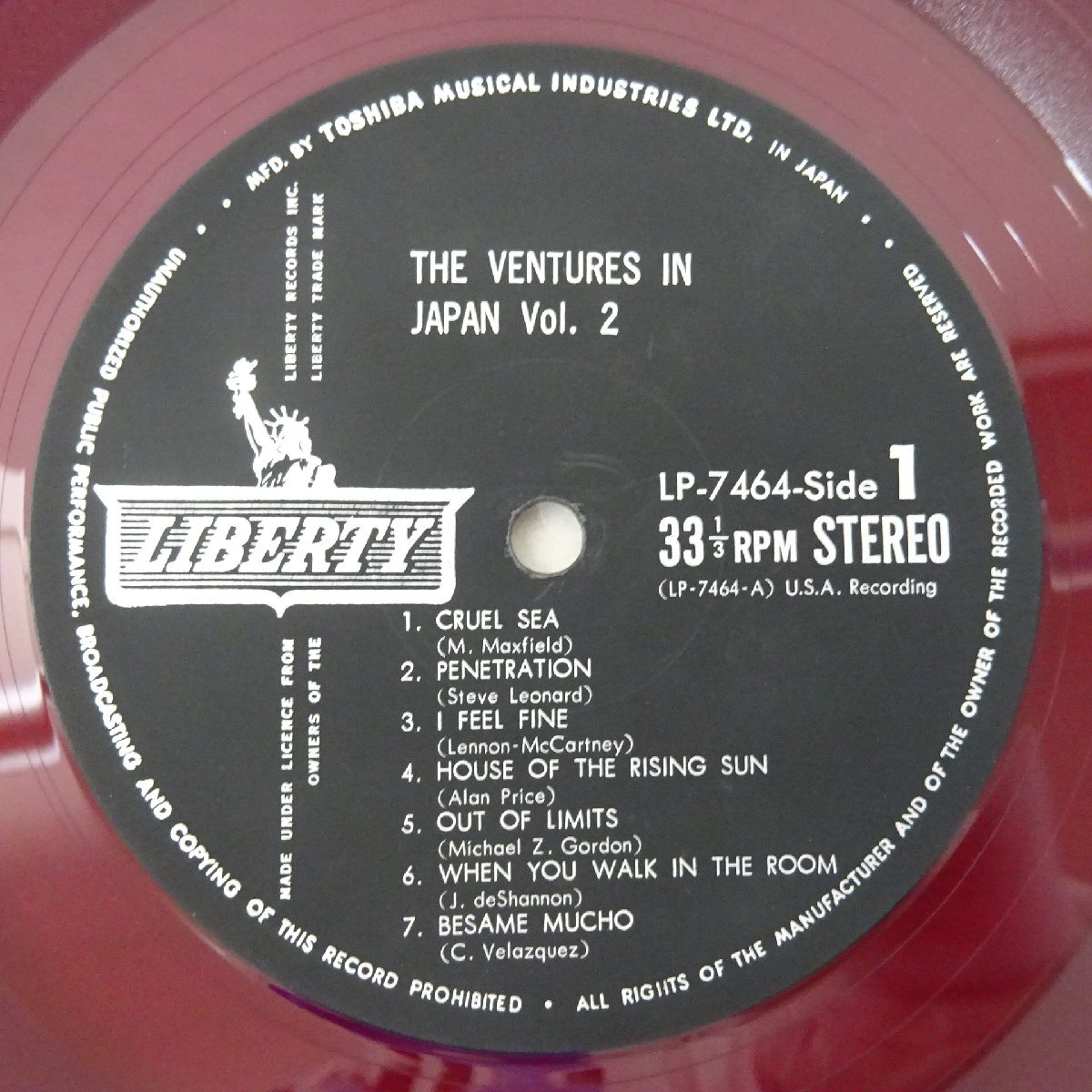 【やや傷や汚れあり】THE VENTURES / POPS IN JAPAN 輸入盤の落札情報詳細 - Yahoo!オークション落札価格検索 オークフリー