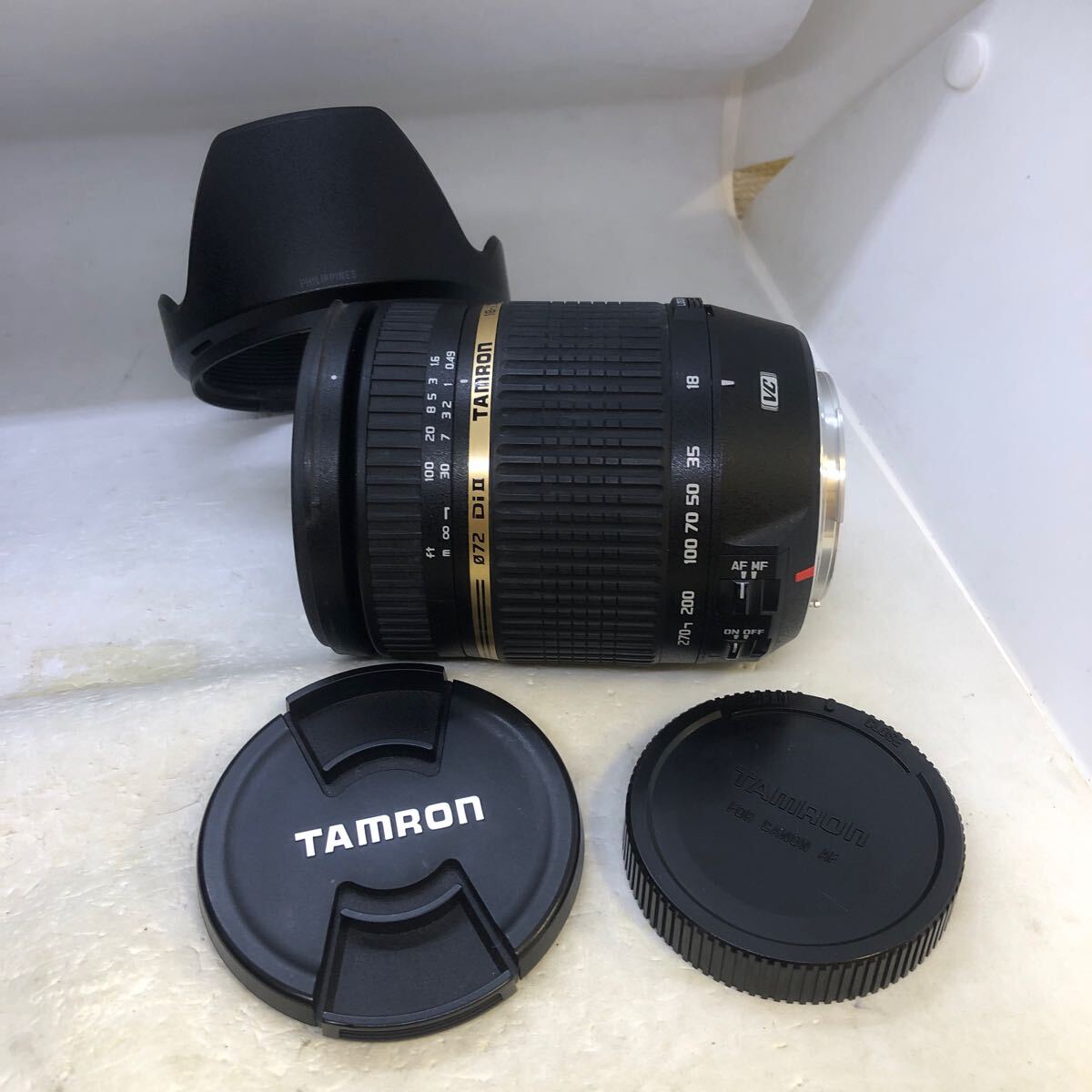 【目立った傷や汚れなし】★美品★ タムロン TAMRON 18-270mm F3.5-6.3 Di II VC B003 キャノン用の落札情報 ...