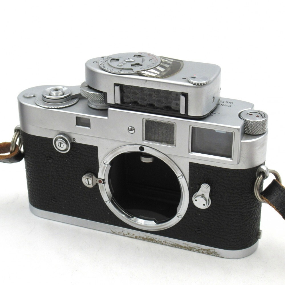 【やや傷や汚れあり】1円〜 Leica ライカ M2 レンジファインダーカメラ Elmar f=5cm 1:3.5 レンズ 動作確認済 現状品 ...