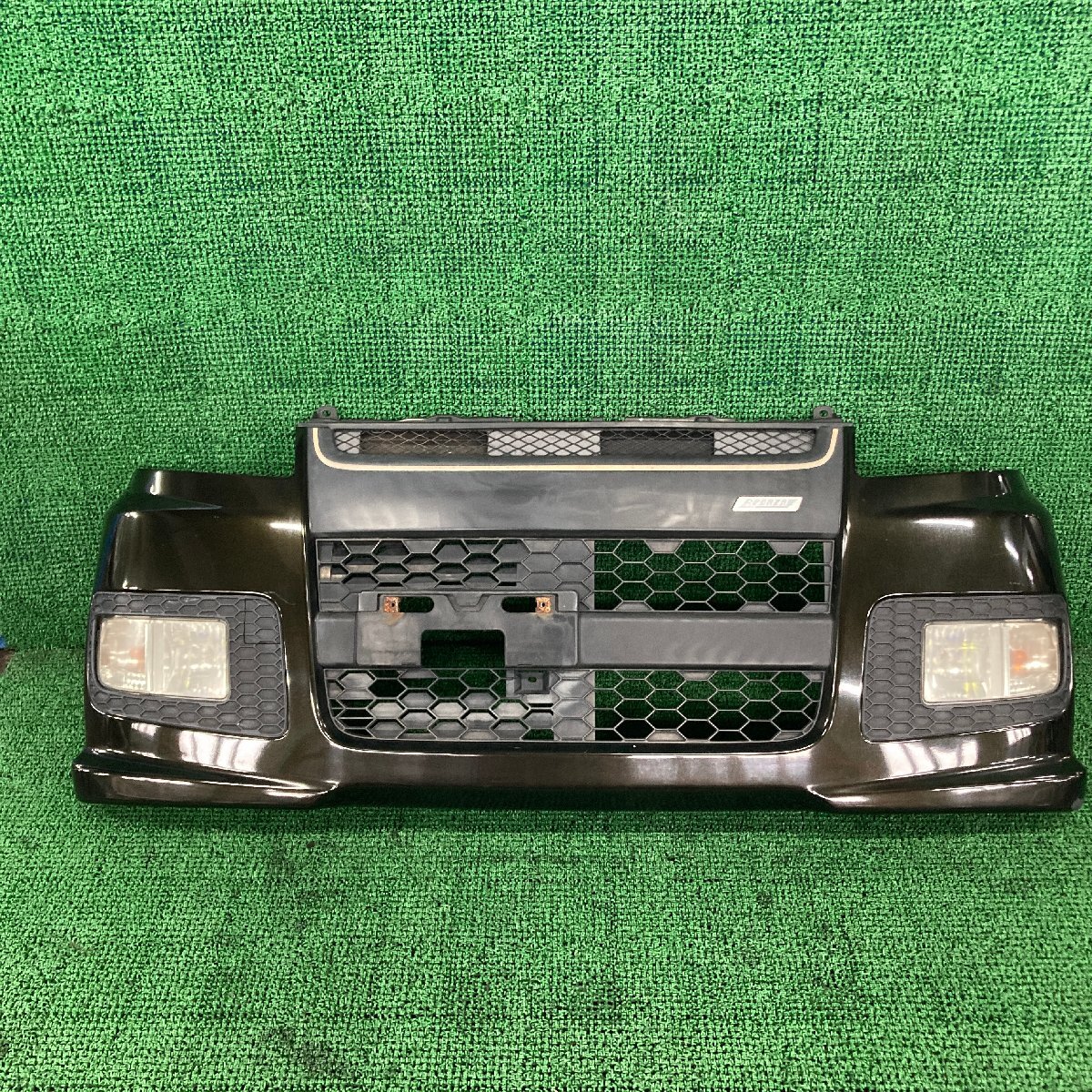 【傷や汚れあり】♪♪値下げ再出品!! ムーブカスタム L175S SPORZA スポルザ フロントバンパー カラー X10 (W3207 ...