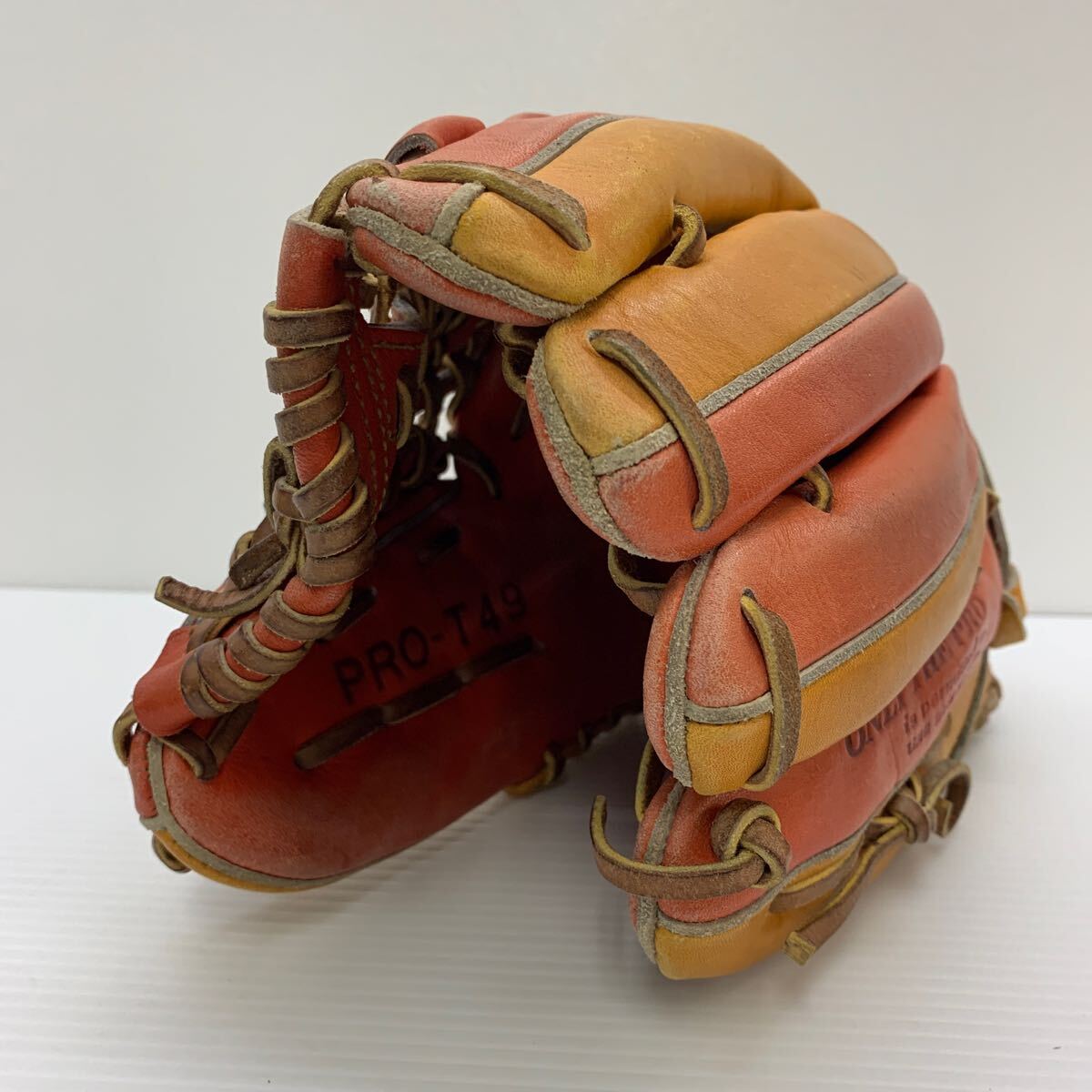 【傷や汚れあり】G-4962 ハタケヤマ HATAKEYAMA 硬式 今成型 内野手用 PRO-T49 グローブ グラブ 野球 中古品の落札情報詳細 - Yahoo!オークション落札価格検索 ...