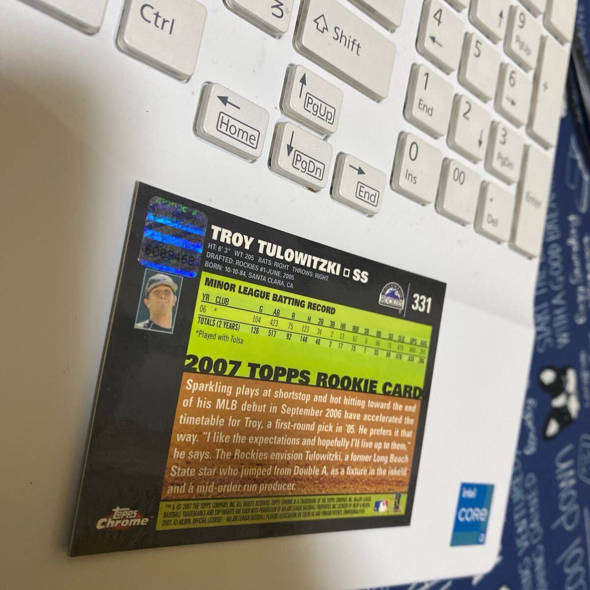 【未使用】美品！ルーキー！Troy Tulowitzki Topps Chrome 2007 auto 直筆サインカード Rockies 直筆サインカード RCの落札情報詳細 - Yahoo ...