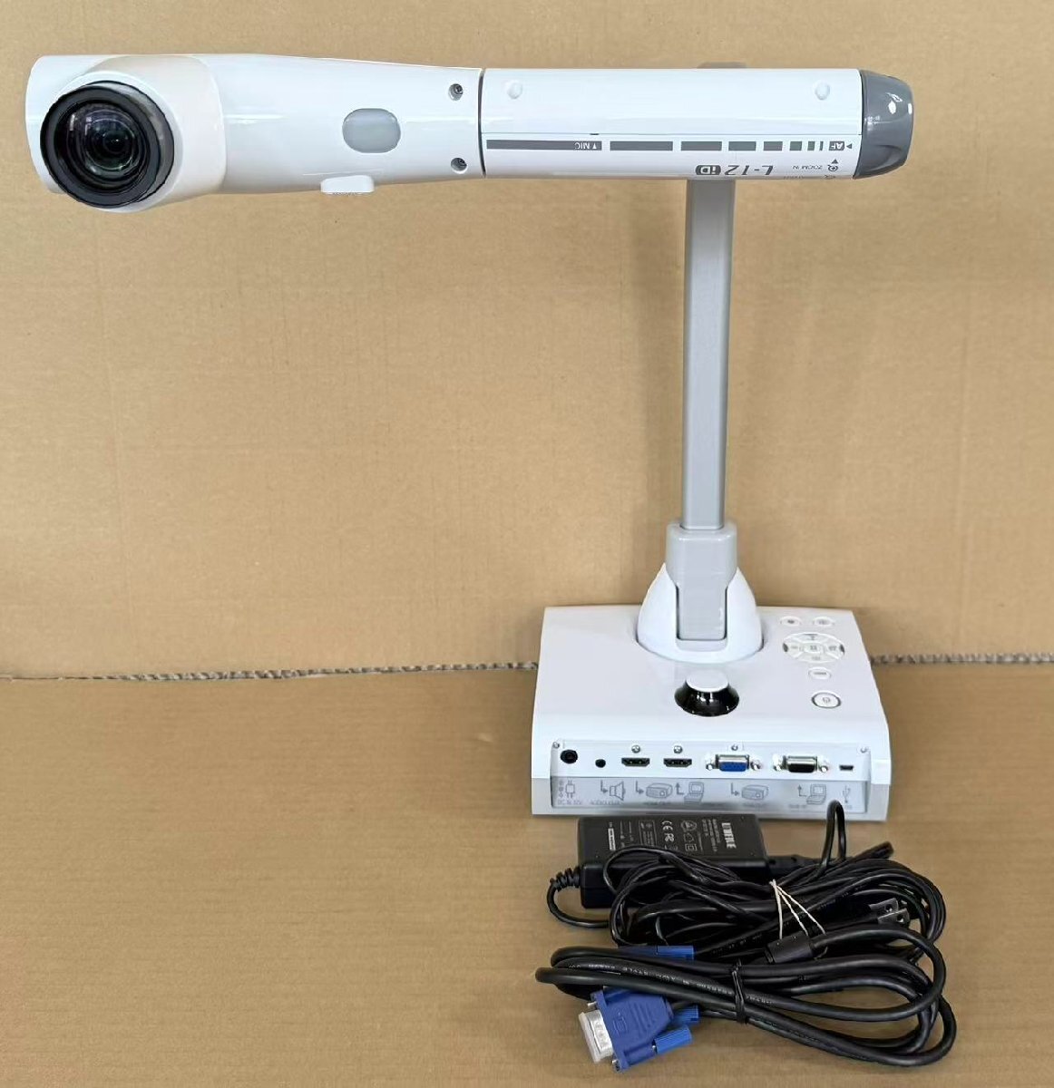 【やや傷や汚れあり】★在庫多数★簡易チェック★動作品 ELMO/エルモ L-12iD 書画カメラ ★AB1586の落札情報詳細 - Yahoo!オークション落札価格検索 オークフリー
