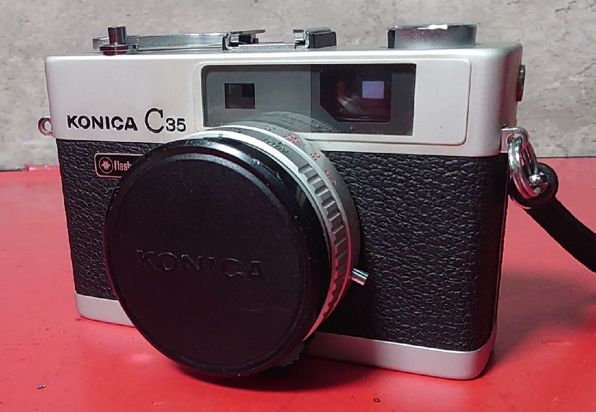 【全体的に状態が悪い】1円～ KONICA コニカ C35 Flash matic KONICA HEXANON 1:2.8 f=38mm レンジファインダー フィルムカメラ 現状品の落札情報 ...