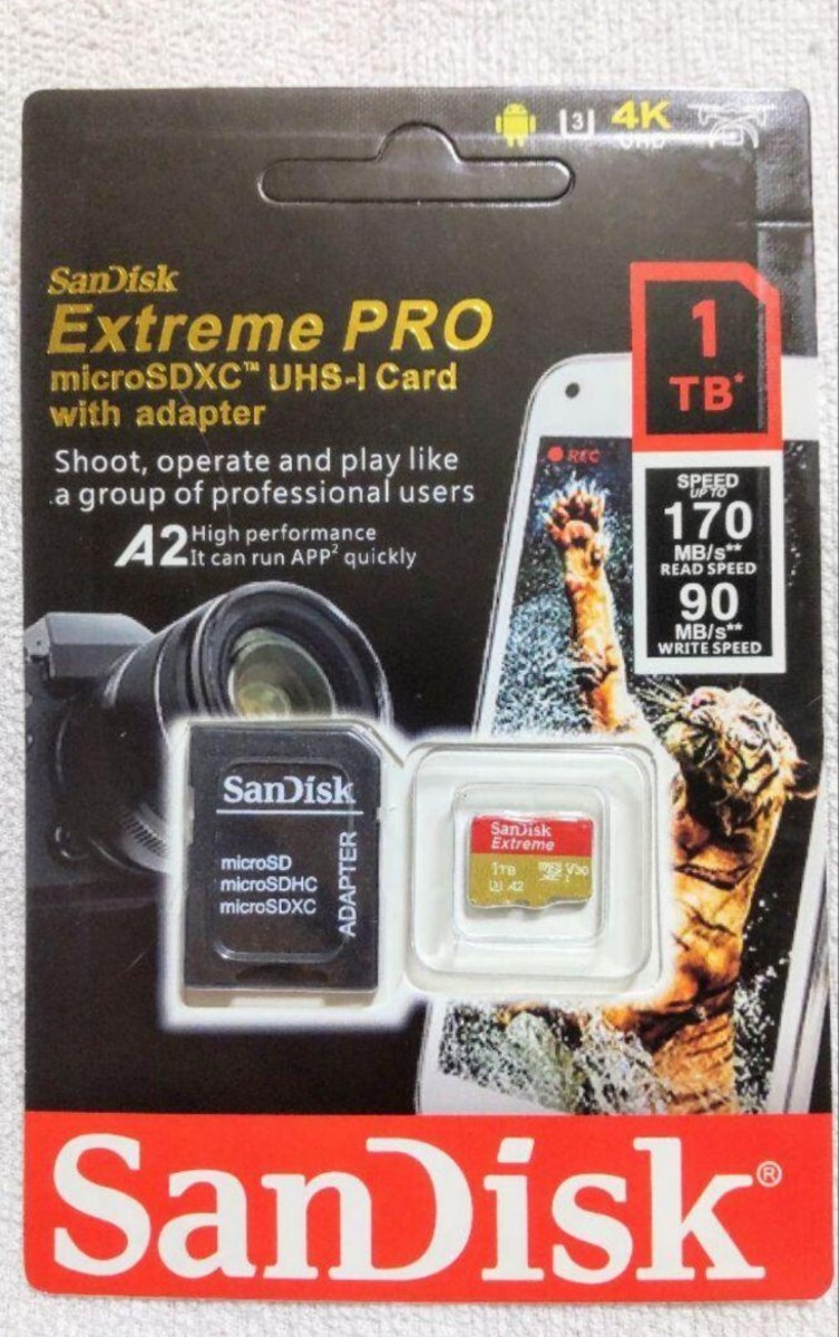 【未使用】③新品 SanDisk microSDXC 1TB Extreme A2 サンディスクの落札情報詳細 - Yahoo!オークション落札価格検索 オークフリー