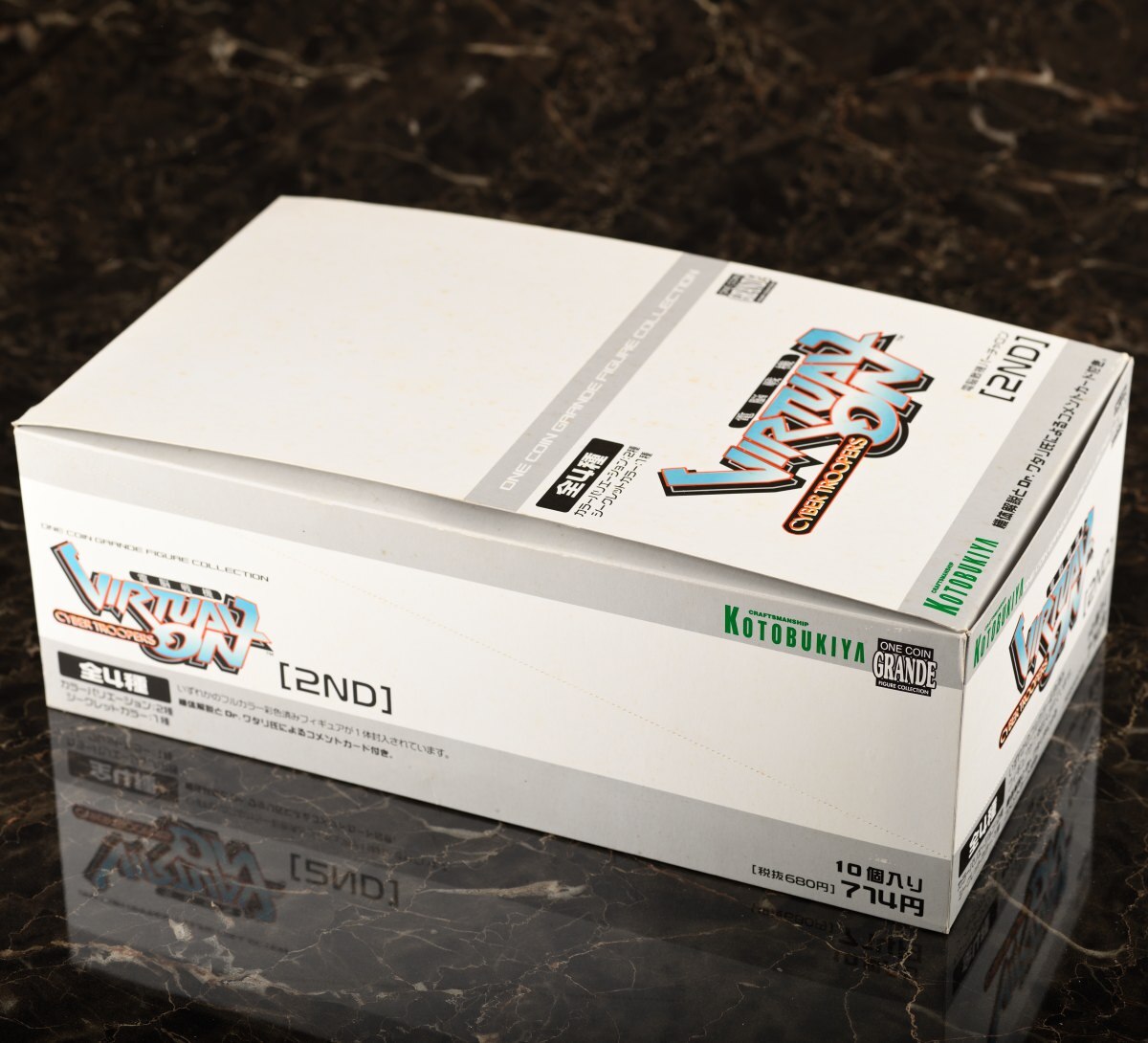 【目立った傷や汚れなし】ワンコイングランデ 電脳戦機バーチャロン 2nd 1BOX(10個セット) CYBER TROOPERS ...