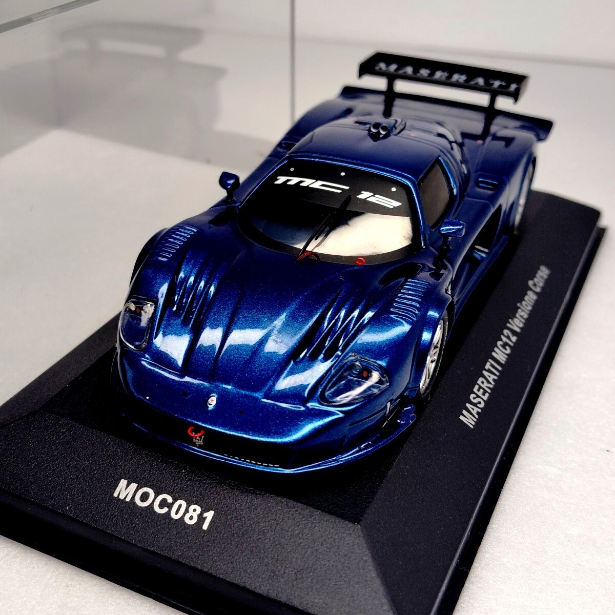 【全体的に状態が悪い】1/43 激レア IXO イクソ マセラティ MC12 ベルシオーネ コルセ Maserati SPA MC Versione corse ルマン Le mans 24h ...