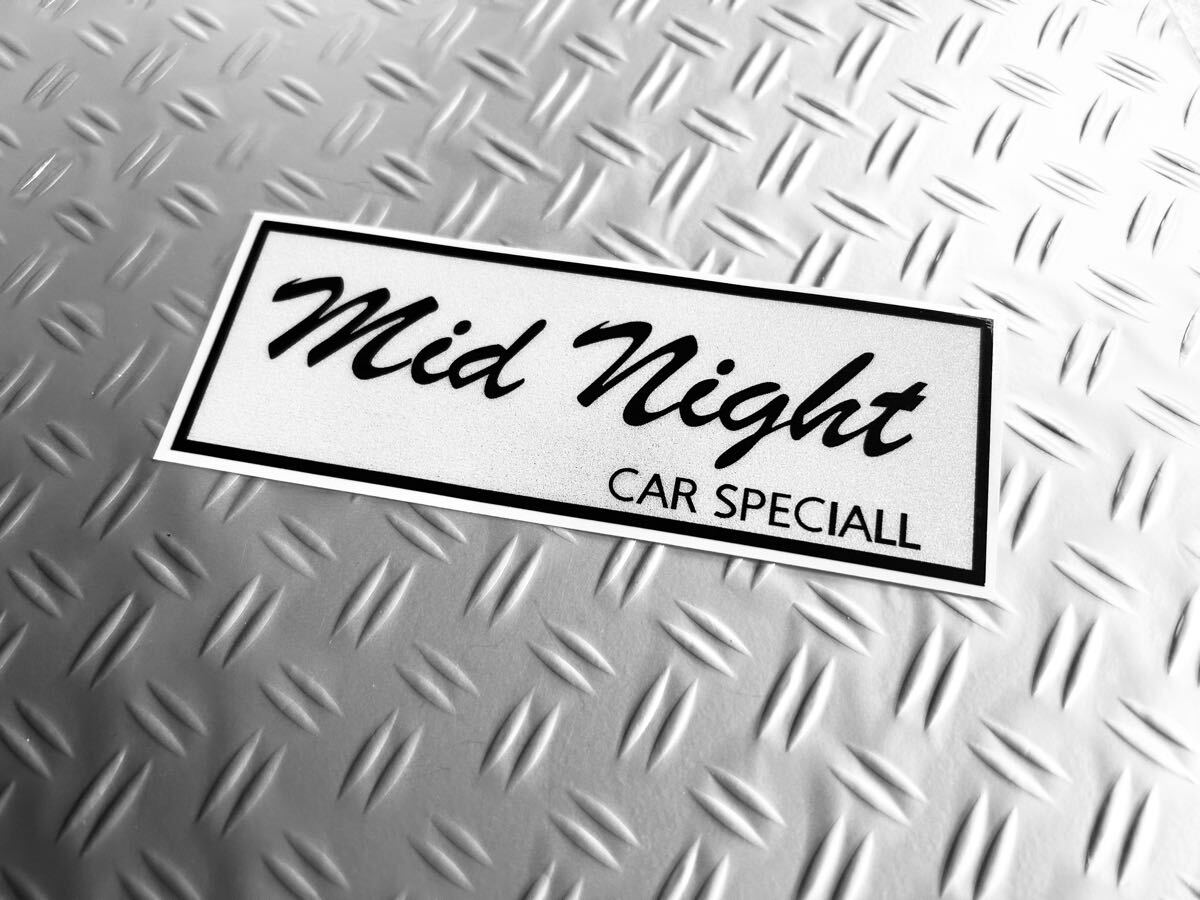 【未使用】湾岸ミッドナイト MidNight CAR SPECIALL 風 ステッカー フェアレディZ R32 スカイライン 旧車 ...