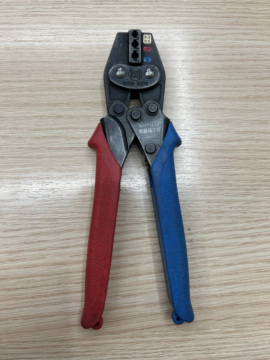 (766-60) マーベル MINORU KOGYO ハンドプレス 圧着工具 MH-032 MH-5S 他 3点セット 同梱不可の落札情報詳細 ...