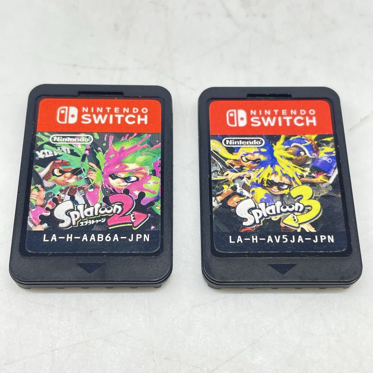 【目立った傷や汚れなし】 Nintendo Switch ソフトのみ 2点セット Splatoon2 Splatoon 3 スプラトゥーン2 ...