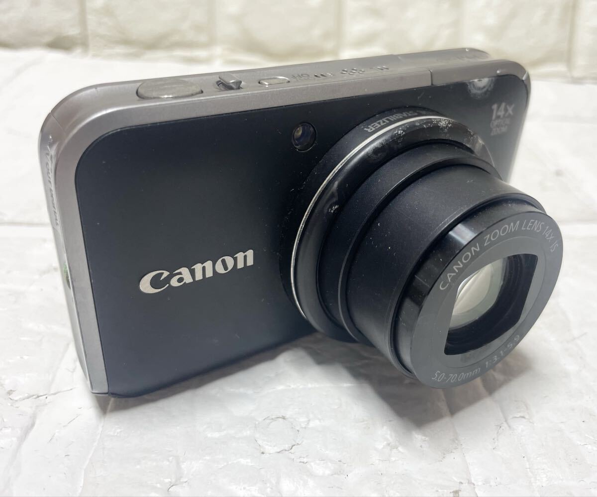 【目立った傷や汚れなし】Canon キャノン PowerShot SX210 IS PC1468 ブラック デジタルカメラ デジカメ ⑥の落札 ...