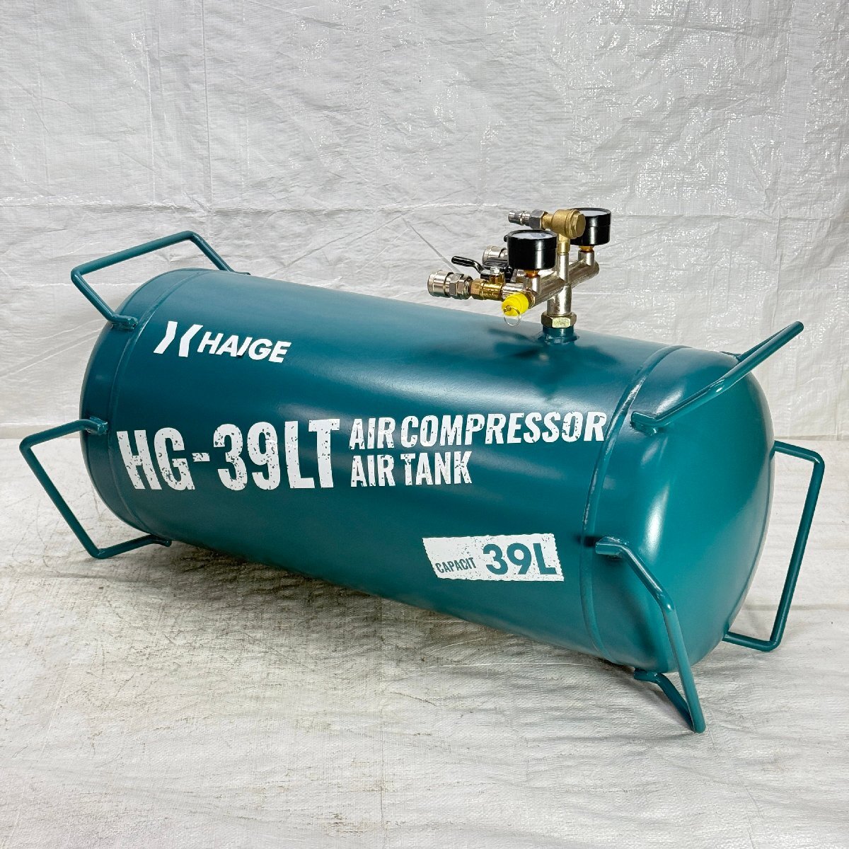 【やや傷や汚れあり】【展示品】エアタンク スチール製 サブタンク 容量39L 最大圧力0.9MPa HG-39LT 【1045-4】の落札情報 ...