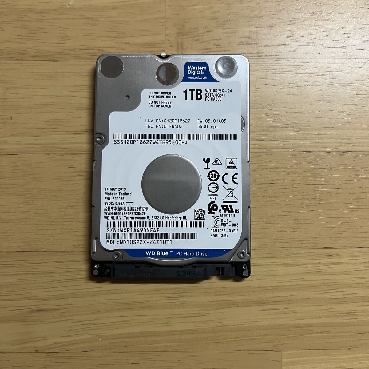 【目立った傷や汚れなし】Western Digital WD10SPZX HDD 1TB 647時間の落札情報詳細 - Yahoo ...