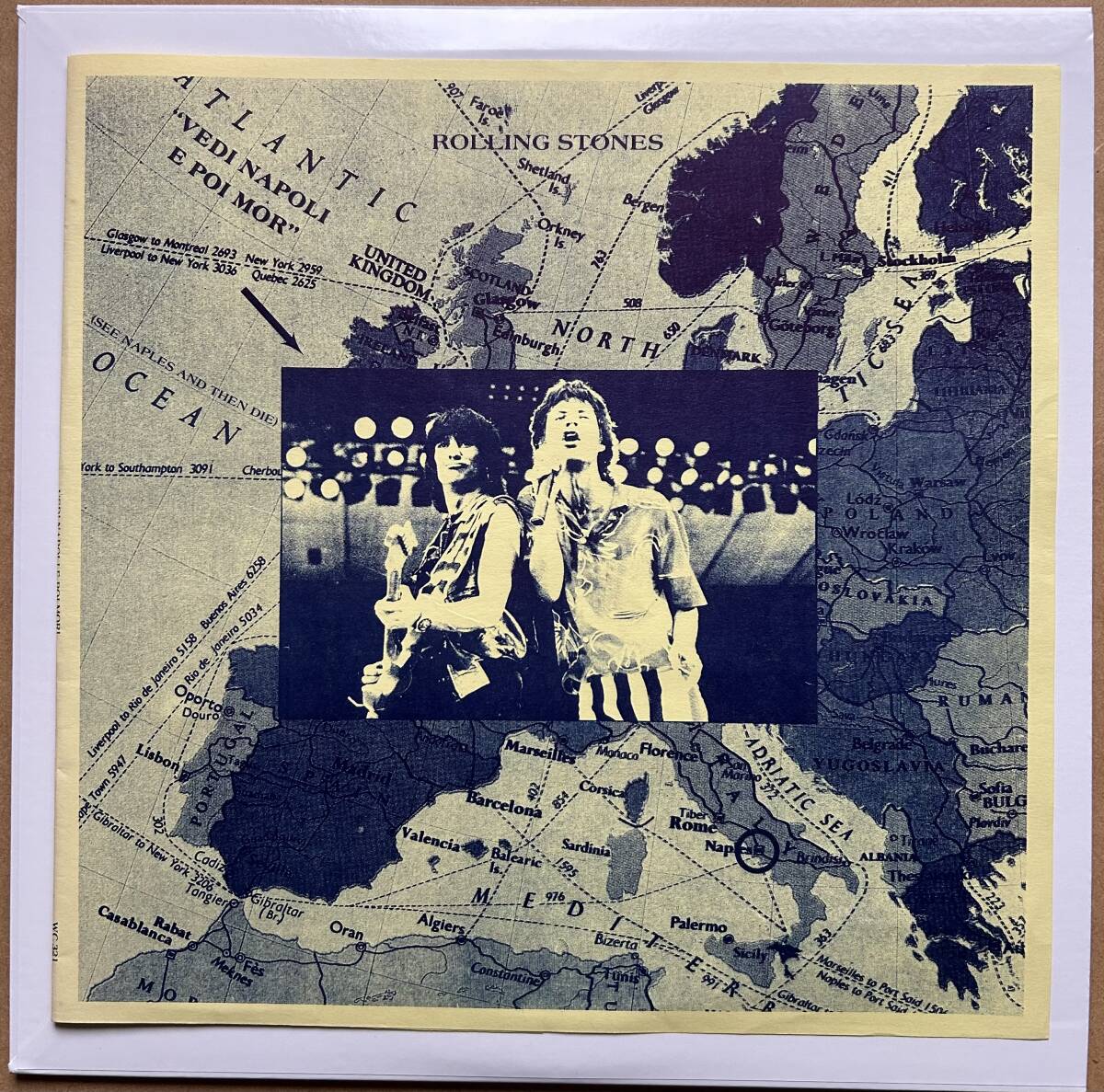 【目立った傷や汚れなし】ROLLING STONES ザ・ローリング・ストーンズ / NAPLES ITALY JULY 17, 1982 ...