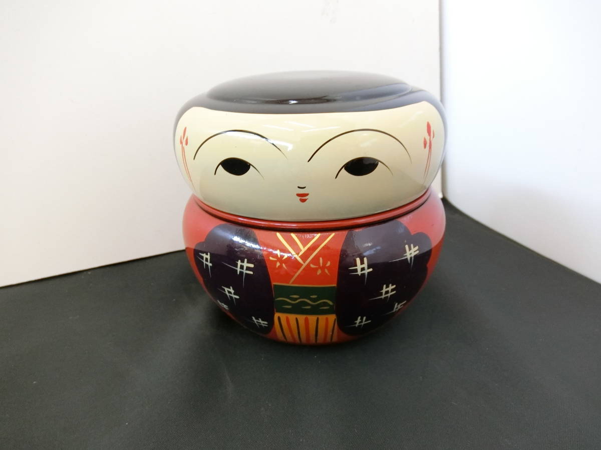 レトロ可愛い こけし 漆器 弁当箱 2段 コレクション B1105 送料無料!! の落札情報詳細 - Yahoo!オークション落札価格検索 オークフリー