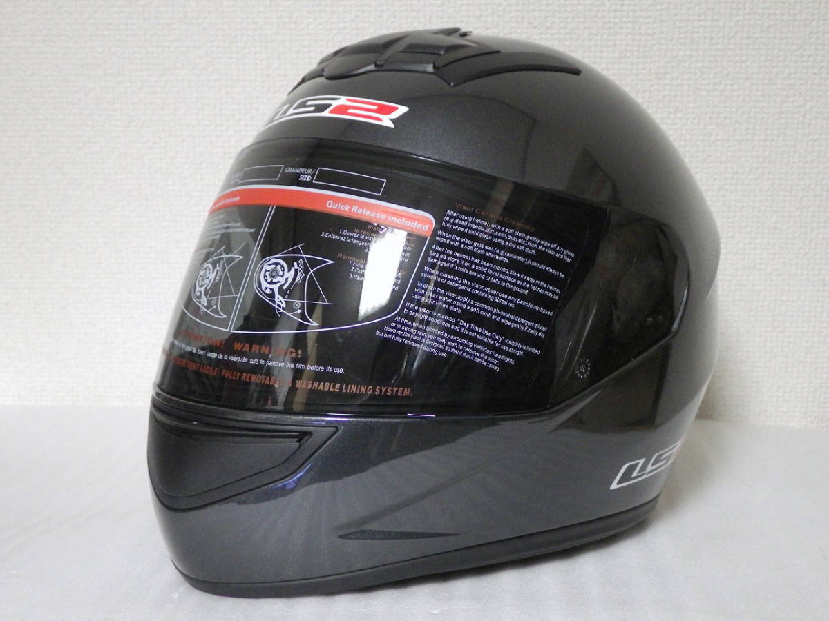 【新品】★未使用品 MHR フルフェイスヘルメット LS2-BLAST ブラスト グレーメタリック XLサイズ MFJ公認 の落札情報詳細 ...