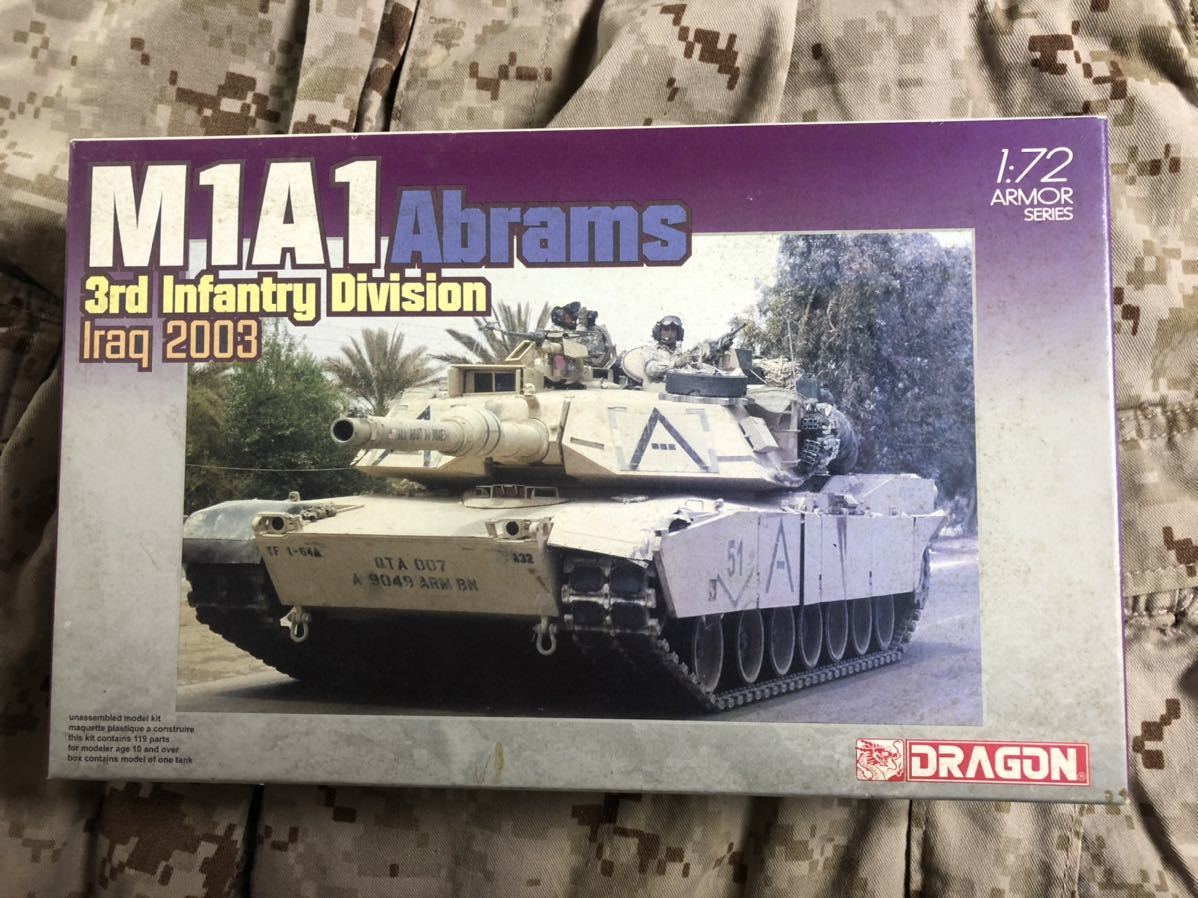 香港ドラゴン DRAGON 現用米軍 M1A1 Abrams エイブラムス 第3歩兵師団 箱潰れ有 1/72 US Army 米陸軍 タミヤ 未組立 イラク戦争 OIFの落札情報詳細 ...