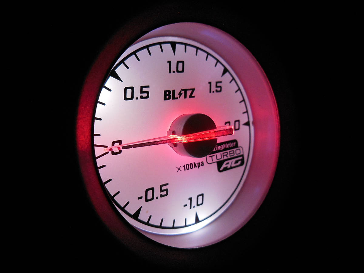☆BLITZ ブースト計 機械式 RACING METER AC 60φ 白 ブリッツ ターボメーター レーシングメーターの落札情報詳細 ...