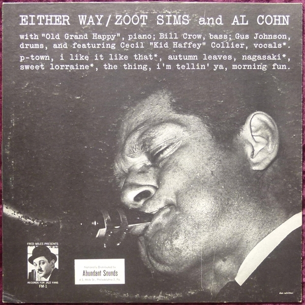 【オリジナル】EITHER WAY / Zoot Sims,Al Cohn★深溝/カタログ付★ の落札情報詳細| ヤフオク落札価格情報 オークフリー