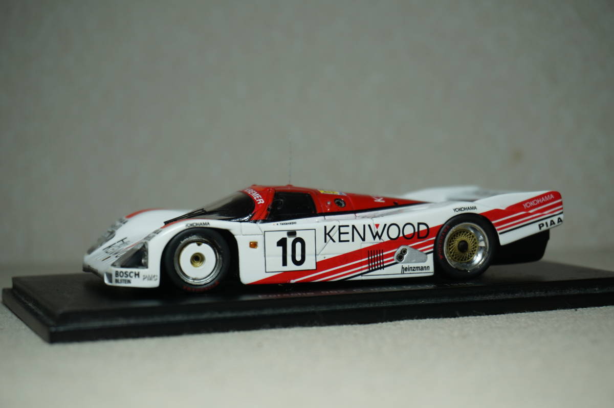 1/43 少し難あり ルマン spark Porsche 962 CK6 #10 1988 Le Mans 24h 9th Kremer KENWOOD ポルシェ クレマー ケンウッド ...