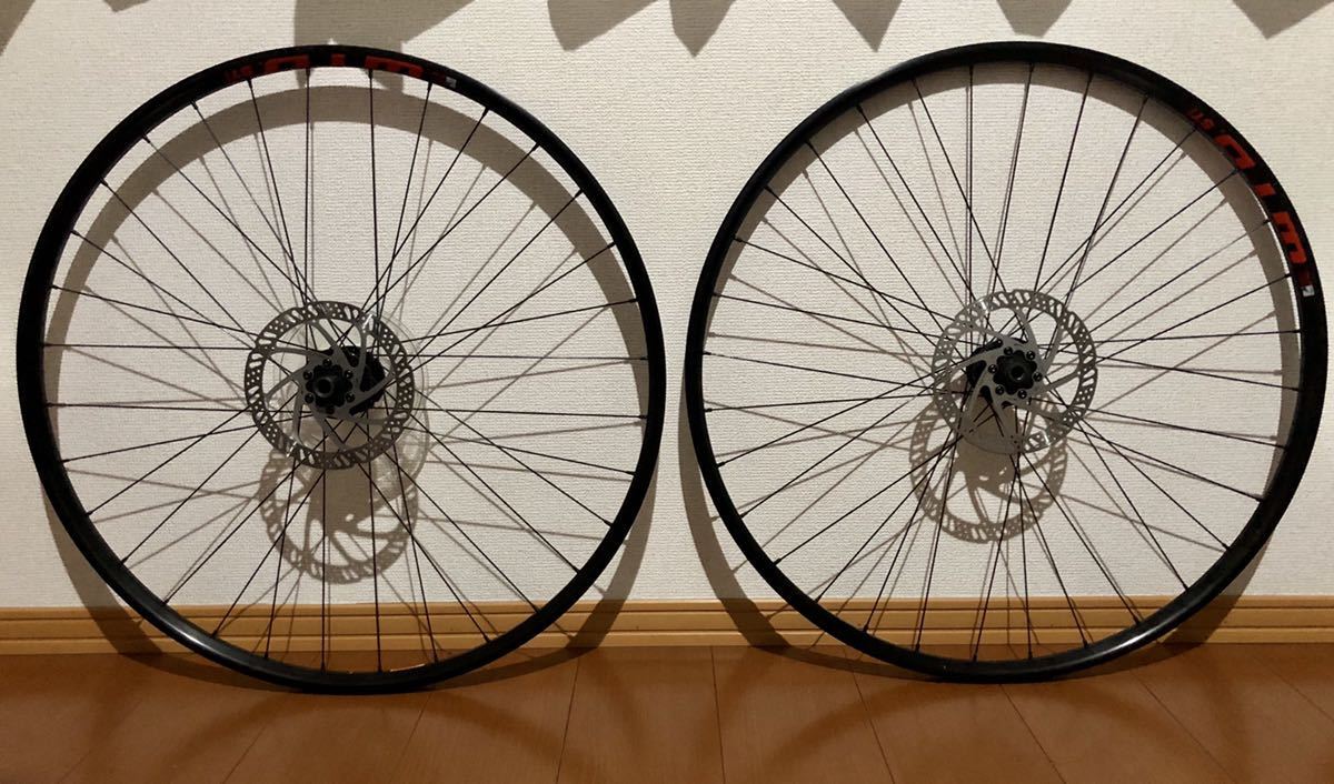 【中古】WTB ST i23, 32/32h ホイール前後セット 完成車取り外し品 走行距離500㎞ほど ディスクローター付きの落札情報詳細 ...