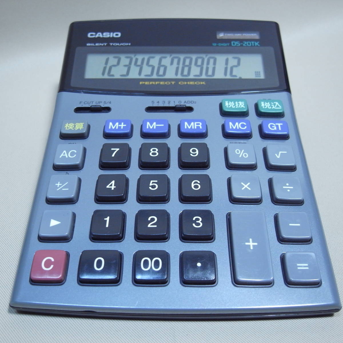 【CASIO カシオ DS-10TK サイレントタッチ 10桁 大型表示】 計算機 昭和レトロ カシオ電卓 の落札情報詳細| ヤフオク落札価格 ...