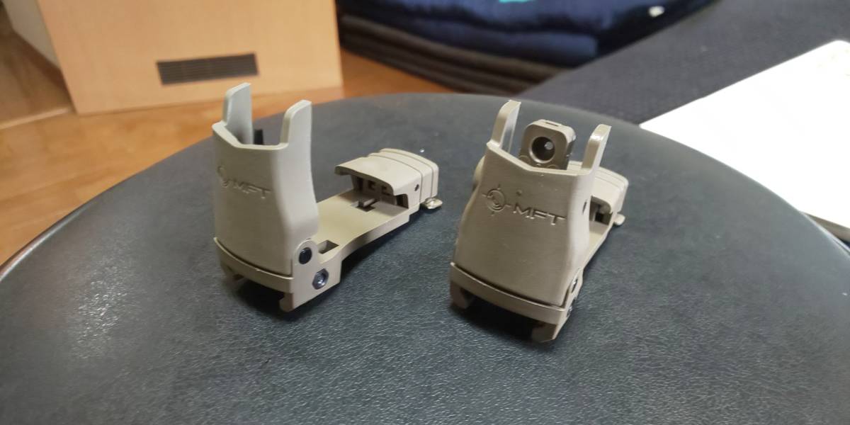 実物 MFT BUIS バックアップアイアンサイト FDEカラー PRIME PTW KNIGHTS MAGPUL TROY NOVESKEの ...