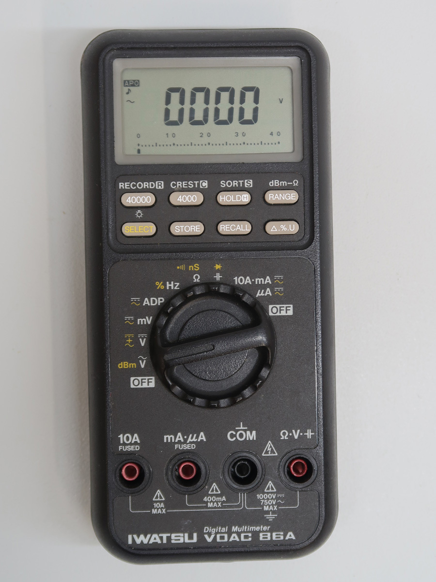 ZG34381☆IWATSU/岩通 VOAC86A Digital Multimeter/デジタルマルチメータ【難あり品】の落札情報詳細 ...