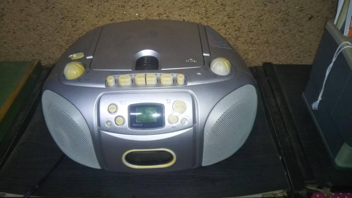 オーム電機CDラジカセ MCD-333M ワイドFM可能 カセット一部不具合（ポップアップ不良）ありの落札情報詳細 - Yahoo!オークション落札価格検索 オークフリー