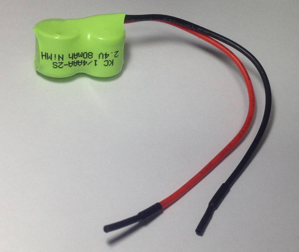 【新品】 2.4V 80mAh Ni-MH 充電池 1/4AAA-2S【NiMH ニッケル水素バッテリー デジキュー DigiQ デジQ ...