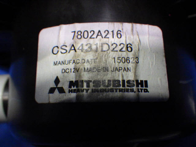 H22年 ランサー エボリューション10 CZ4A ヒーターブロアモーター 67393km 7802A216 ランエボ10[ZNo ...
