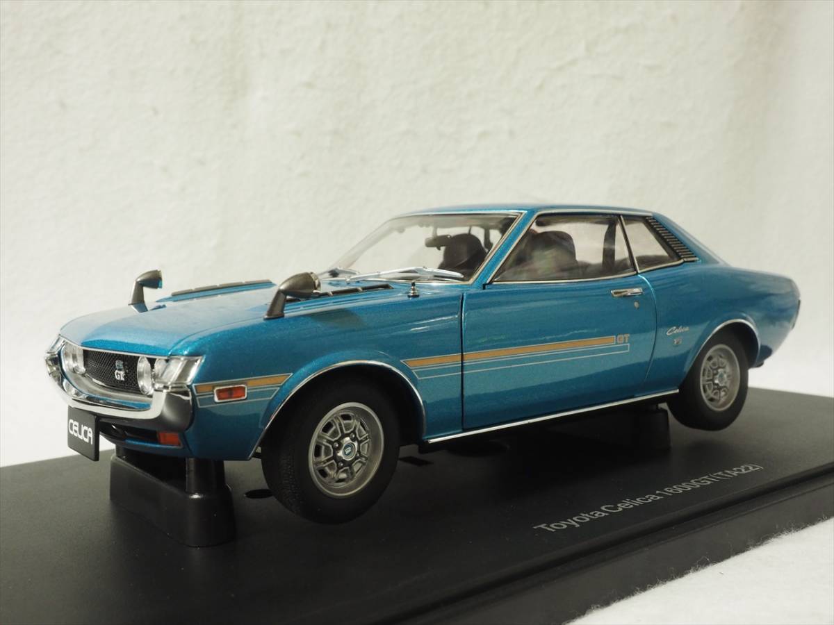 1/18 トヨタ セリカ 1600GT:Toyota Celica 1600GT TA22 Blue Autoart 78782の落札情報詳細 - ヤフオク落札価格情報 オークフリー