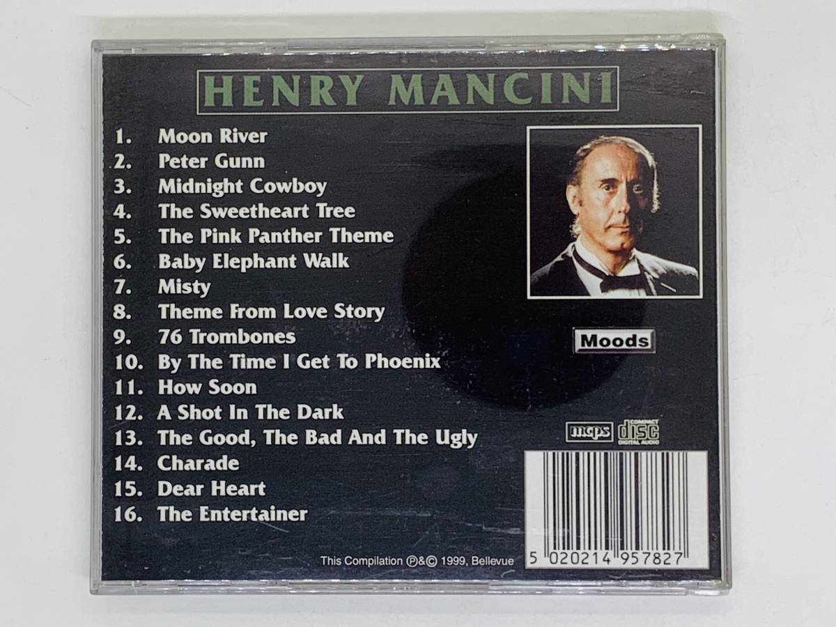 【やや傷や汚れあり】即決CD HENRY MANCINI Moods / ヘンリー・マンシーニ / Moon River , Peter ...