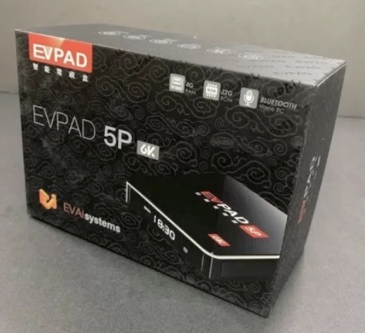 【新品】新品 初期設定済 送料無料 EVPAD 5P-266 RAM:4GB/ROM:32GB 2.4G-5G リモコンボイスサーチ 日本の世界のTV放送 YouTube アダルトTV BOX ...