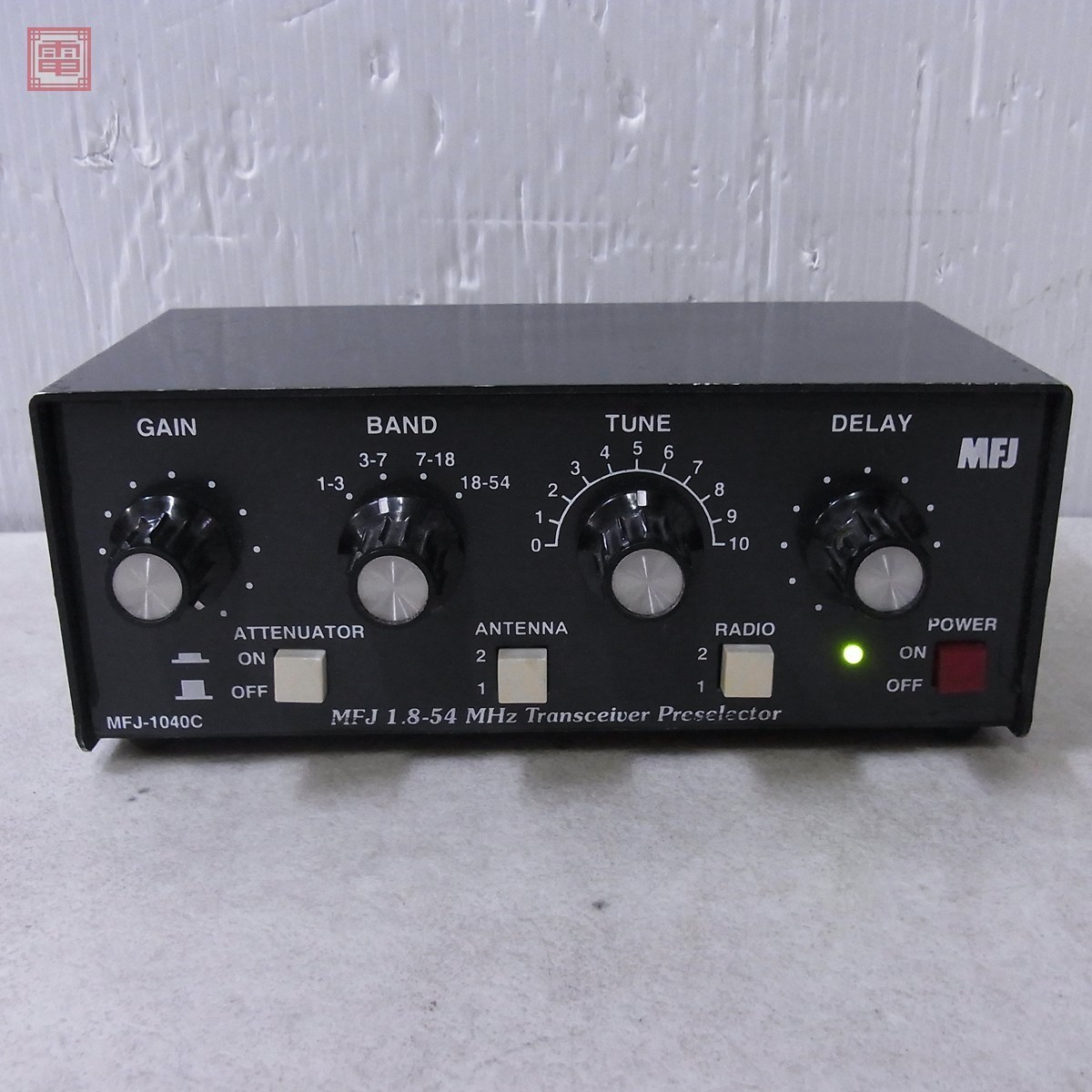 MFJ MFJ-1040C 1.8MHz～54MHz プリセレクター プリアンプ 【10 の落札情報詳細| ヤフオク落札価格情報 オークフリー